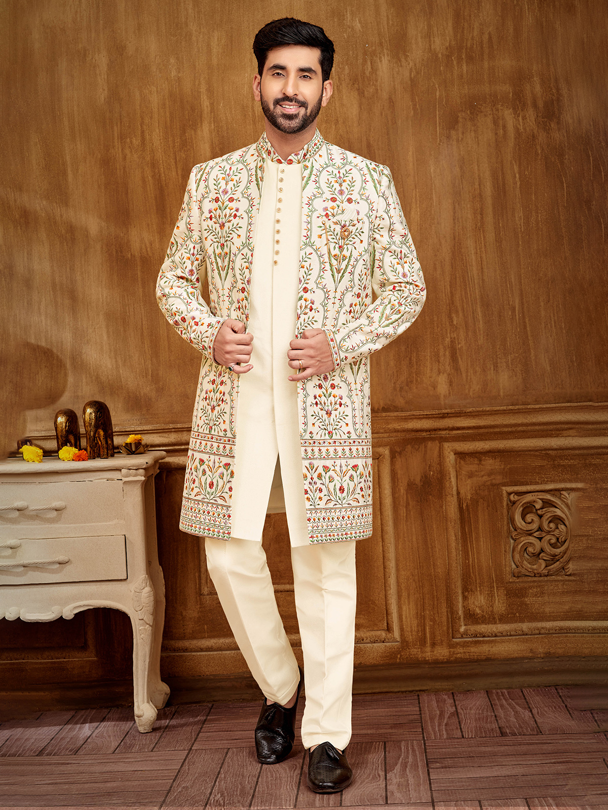 Cream Color Dress For Men